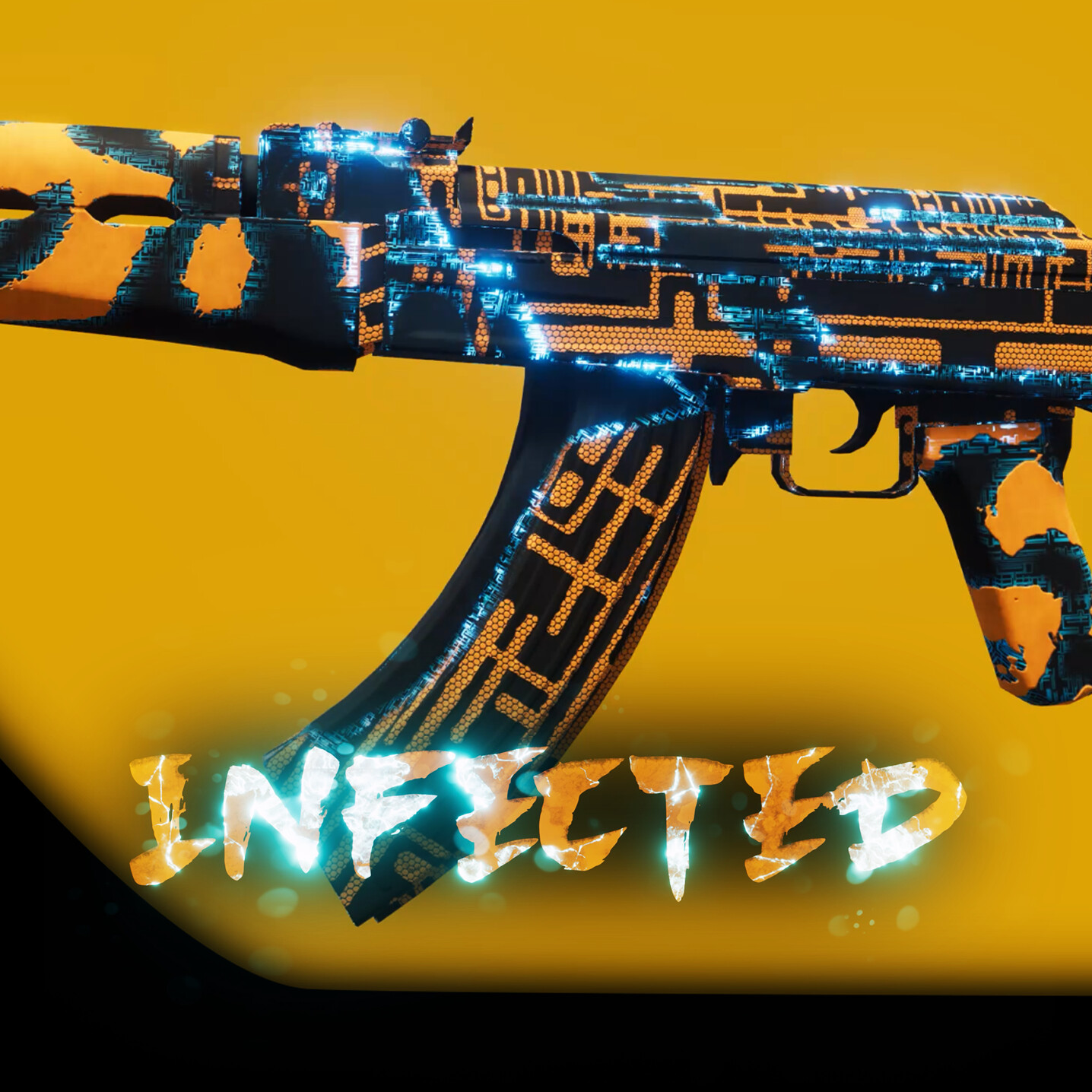 ArtStation - Infected - Animated AK-47 Skin
