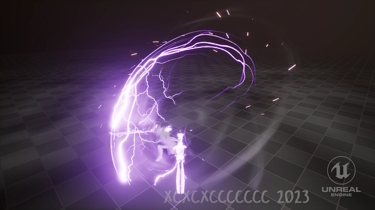 ArtStation - UE VFX Thunder Whirl Slash