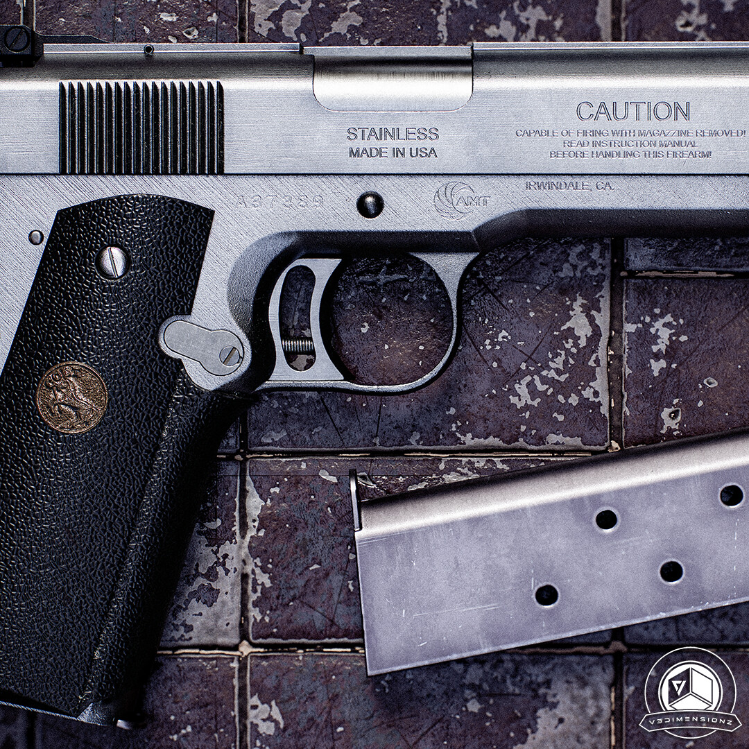 ArtStation - AMT Hardballer 1911 Long Slide