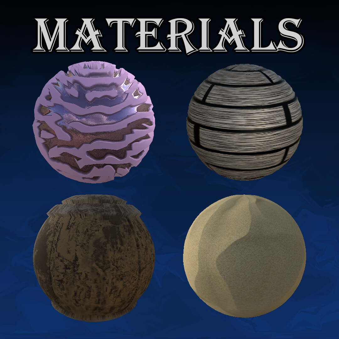 ArtStation - Substance 3D Designer Materials Showcase