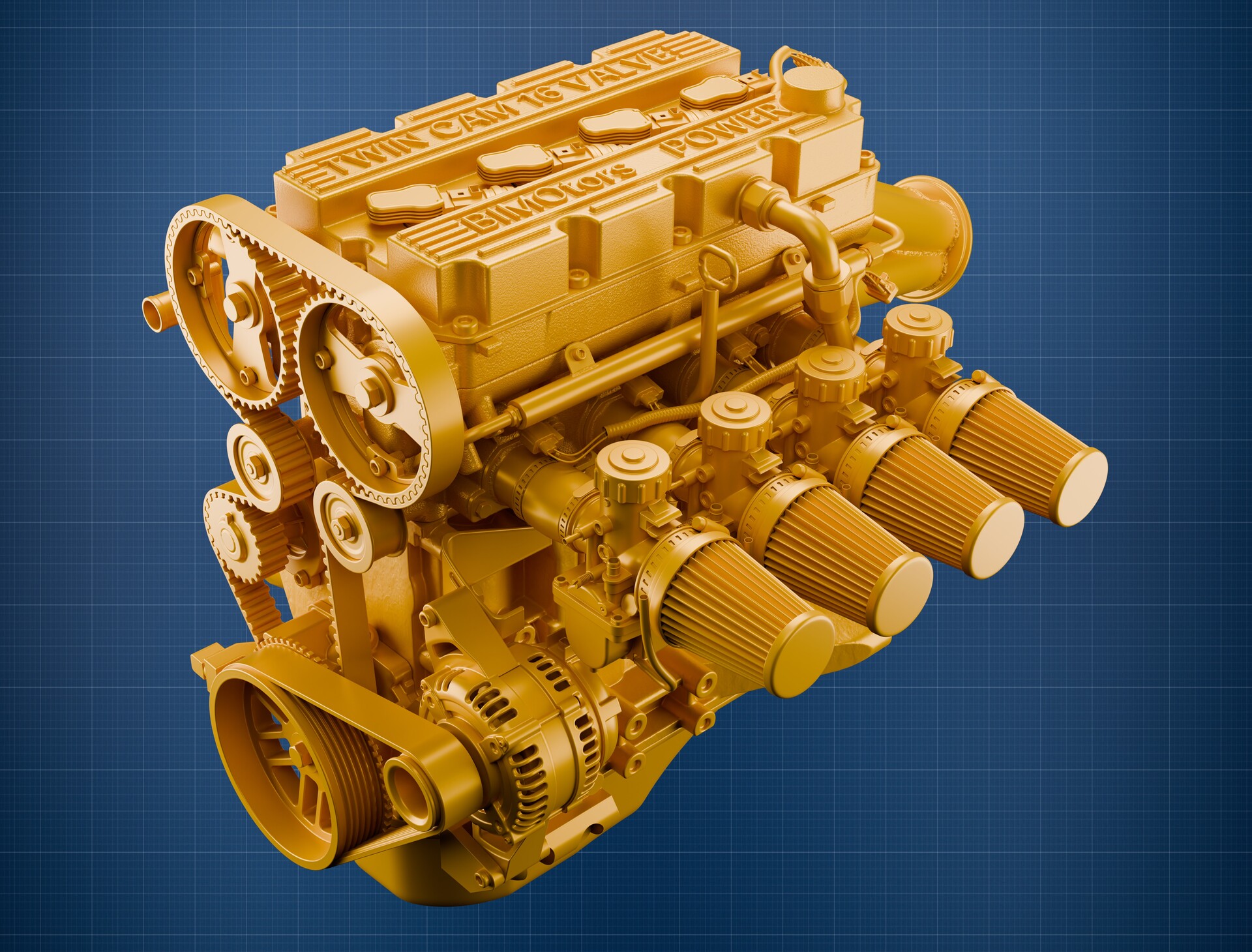 ArtStation - carburetor engine