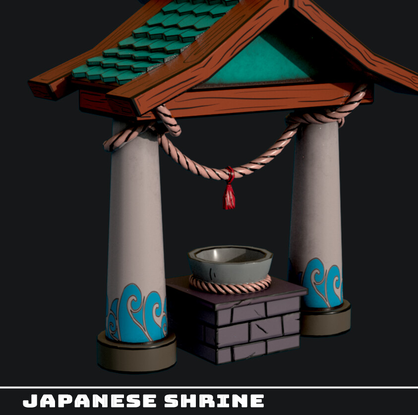 ArtStation - Japanese Shrine