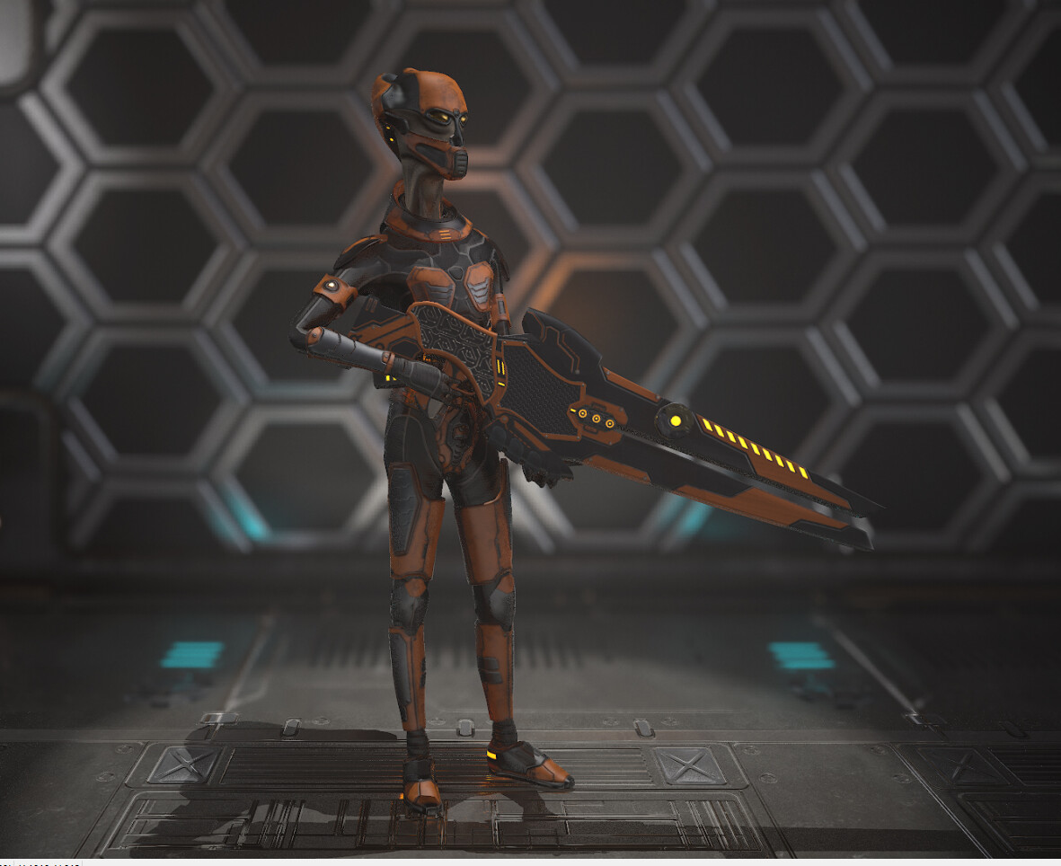 ArtStation - Customizable Alien Soldier