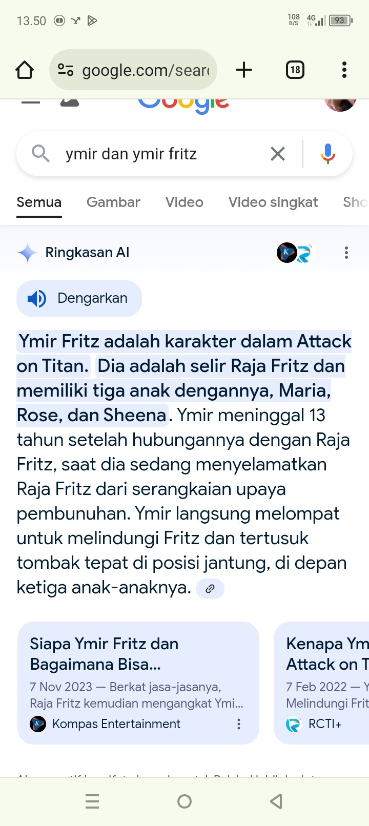 Syalsyabilla Syahira - Attack on Titan ymir fritz x eren yeager # ...