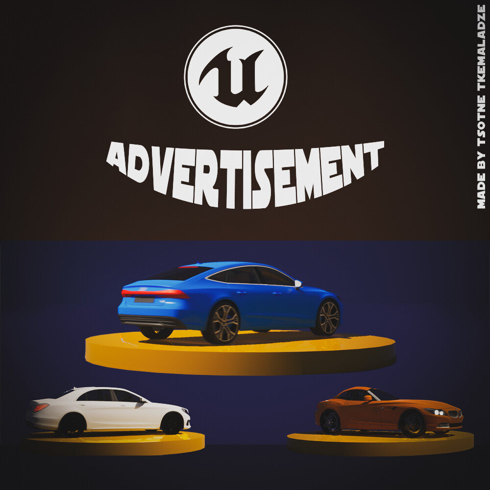 ArtStation - 3D Advertisement made for Cars Credit Bank | Unreal Engine