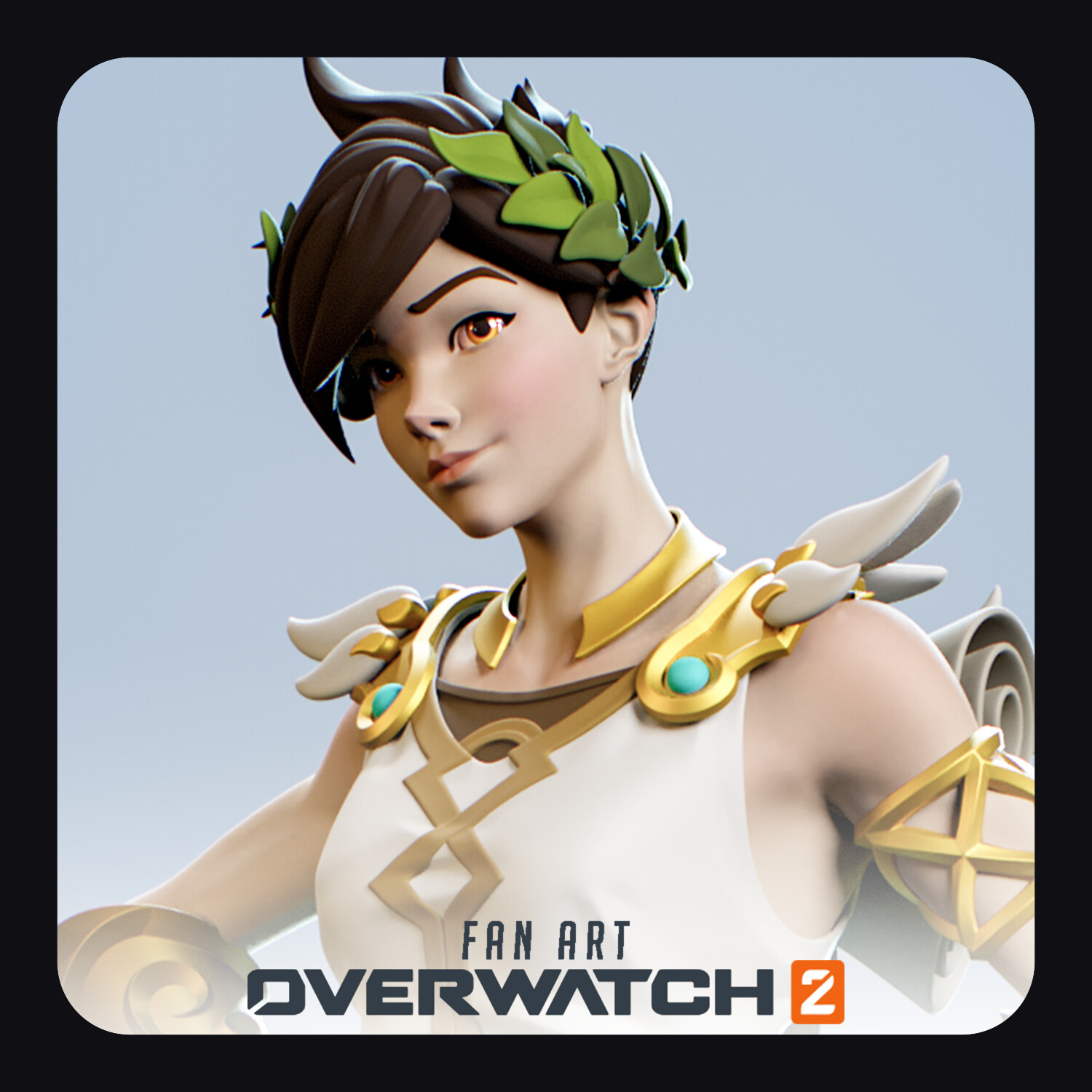 ArtStation - "Hermes" Tracer fan art