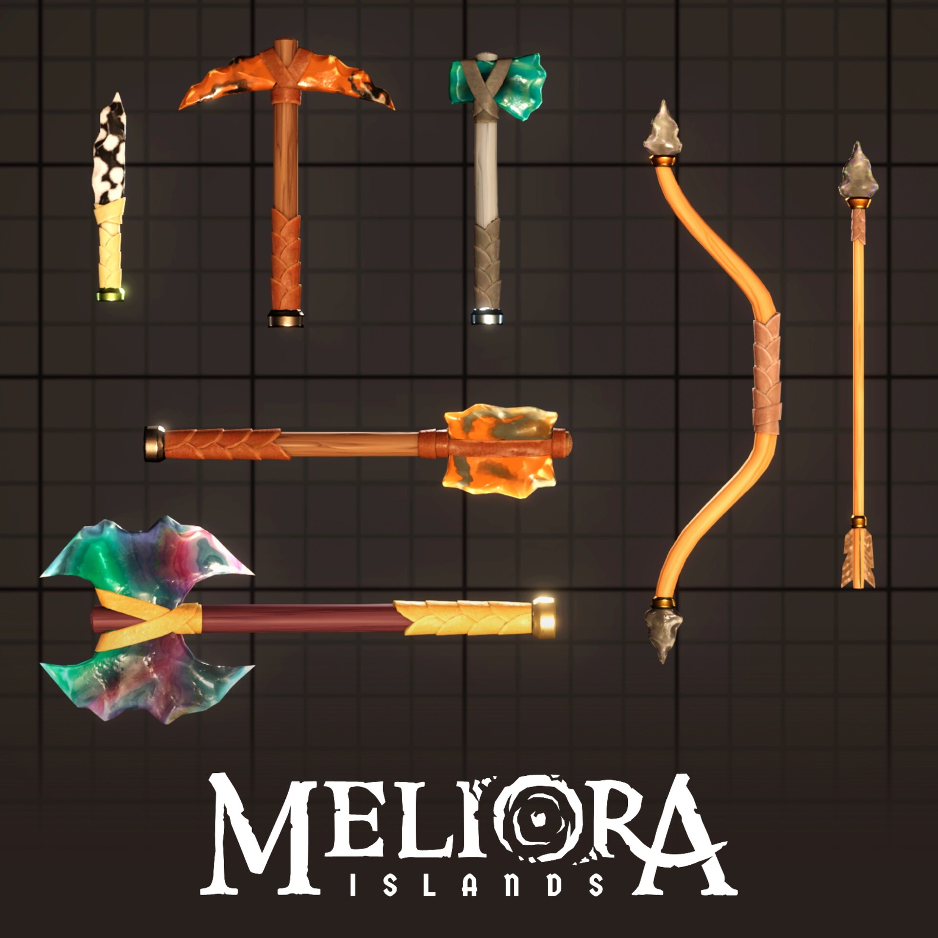 ArtStation - Player Wielded Equipment - Meliora Islands