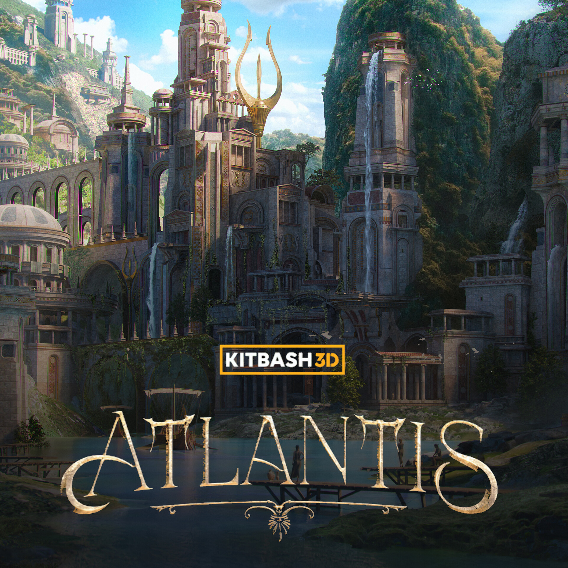 ArtStation - Atlantis - Kitbash3D Cover Art