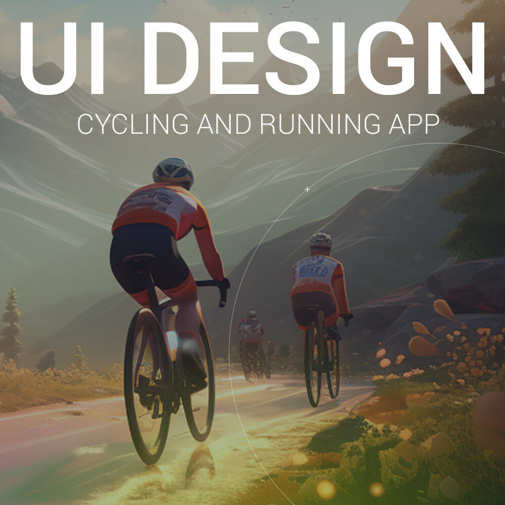 ArtStation - Cycling and Running App