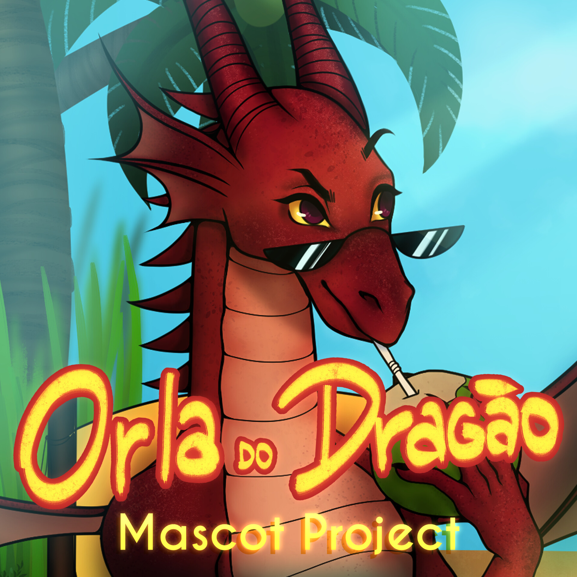 ArtStation - Orla do Dragão Twitch Project