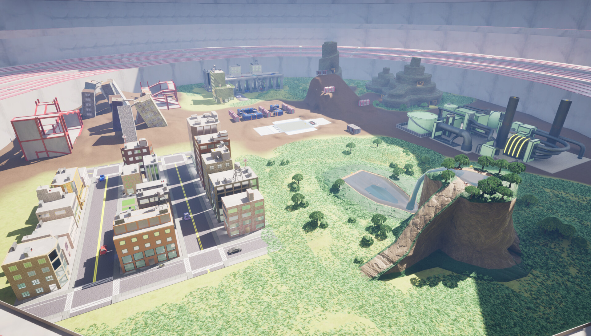 ArtStation - Ultra Rumble Map Fan Project (WIP)