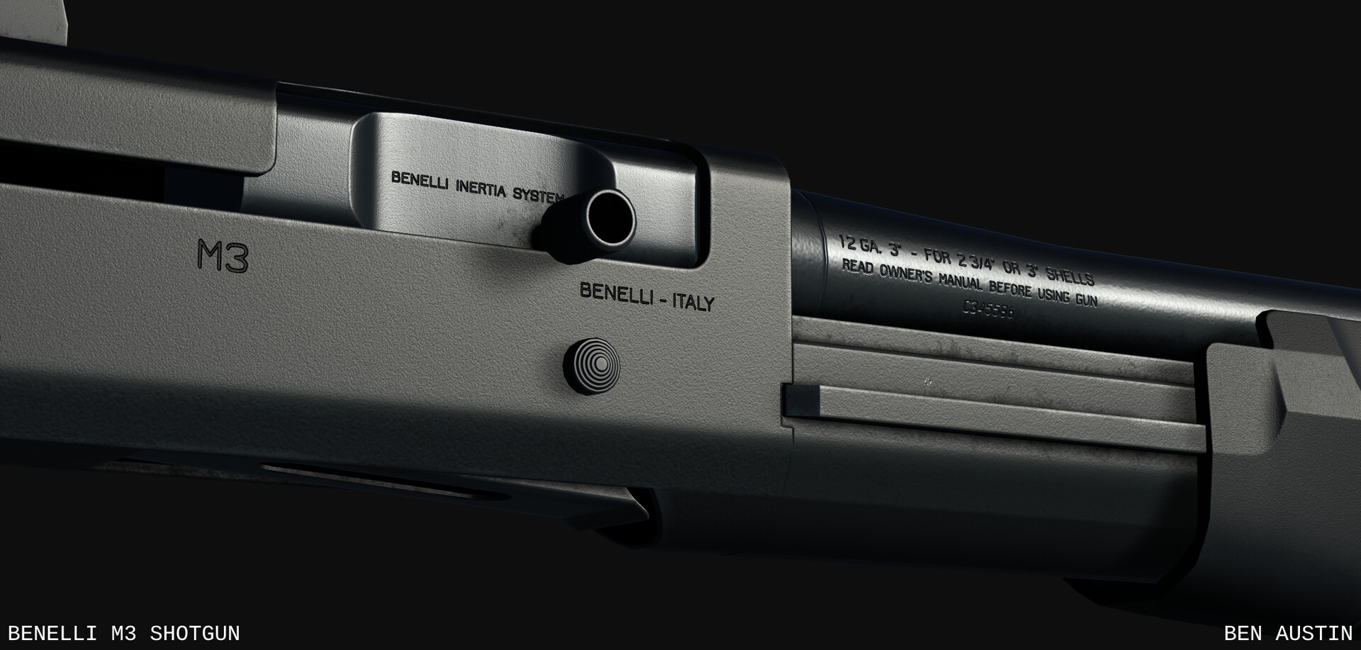 ArtStation - Benelli M3 Shotgun