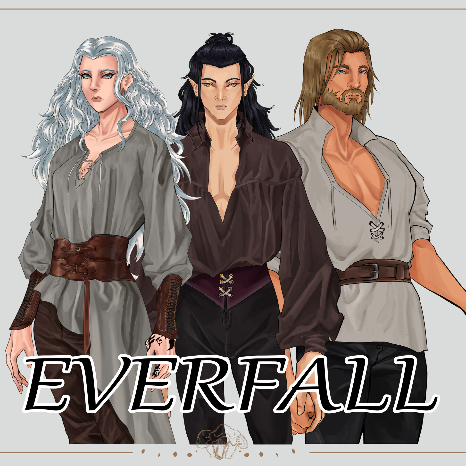 ArtStation - Otome Jam 2024: Everfall; Character Design