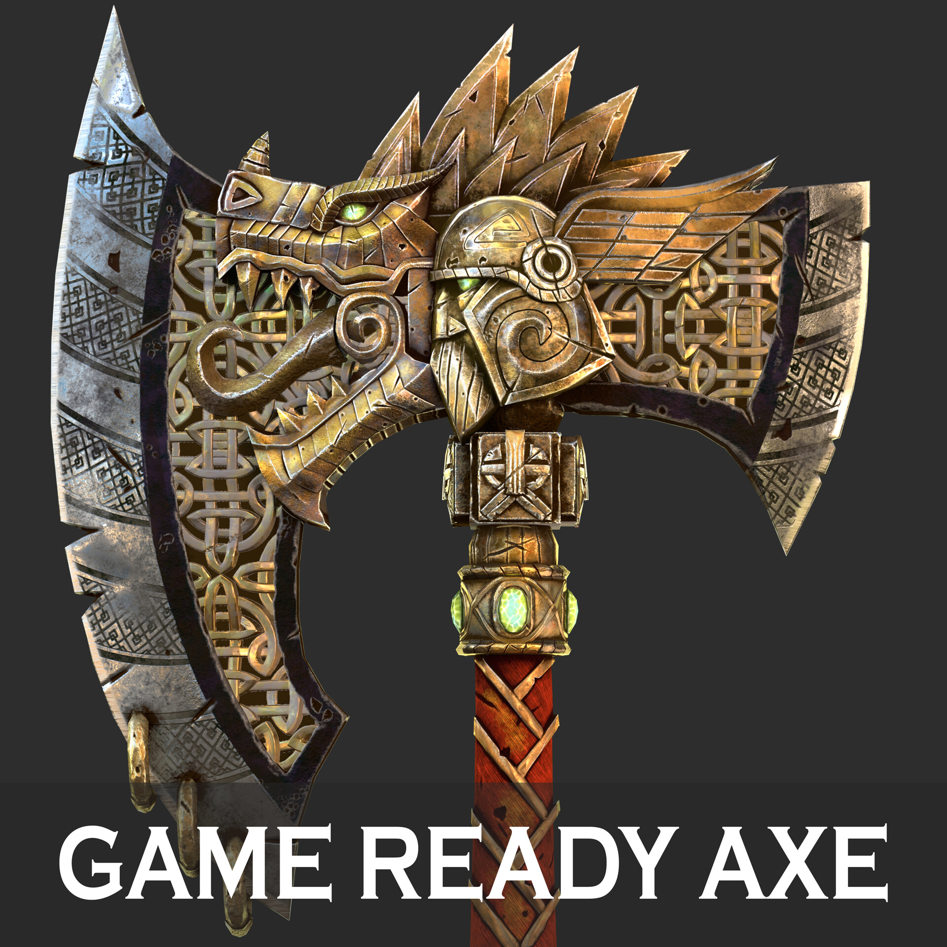 ArtStation - Game Ready Axe