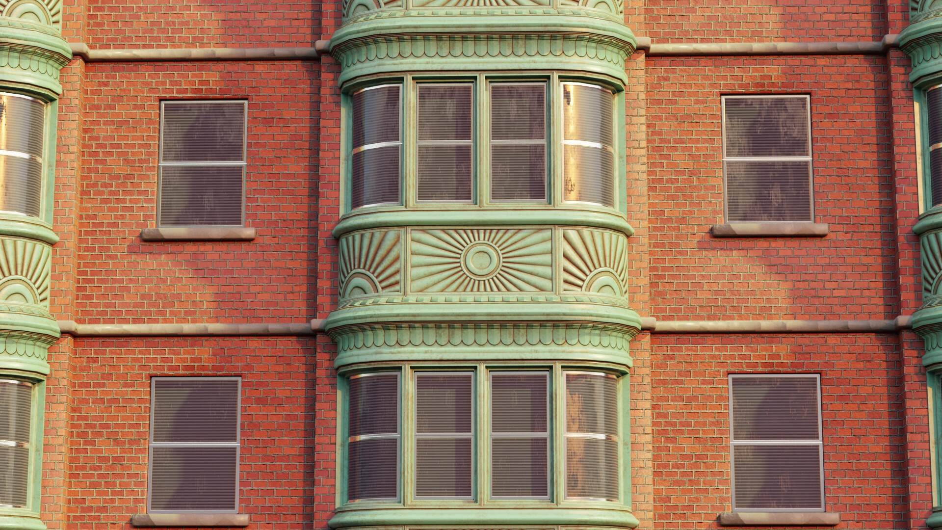ArtStation - Brick building trim sheet