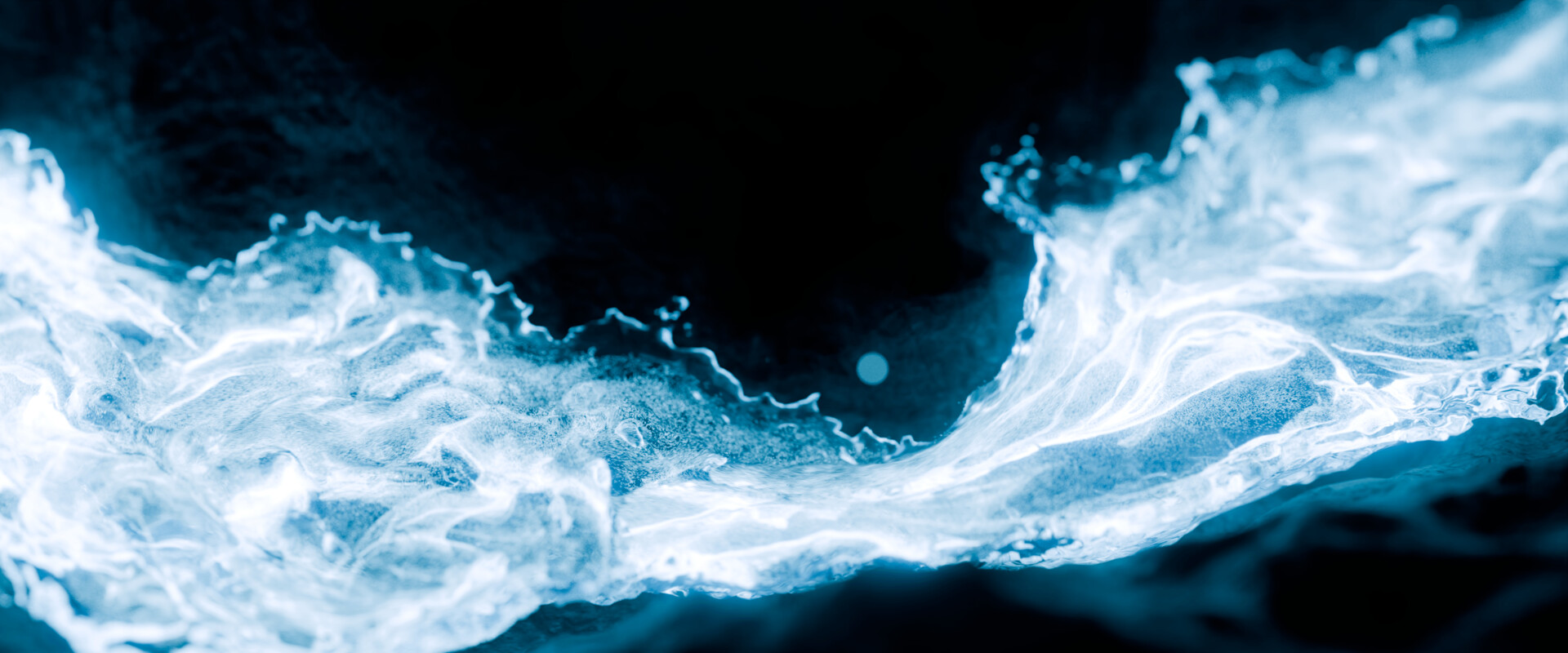 ArtStation - Glowing River [Fluid Simulations in Blender]