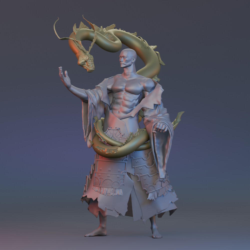 ArtStation - The Snake Samuri
