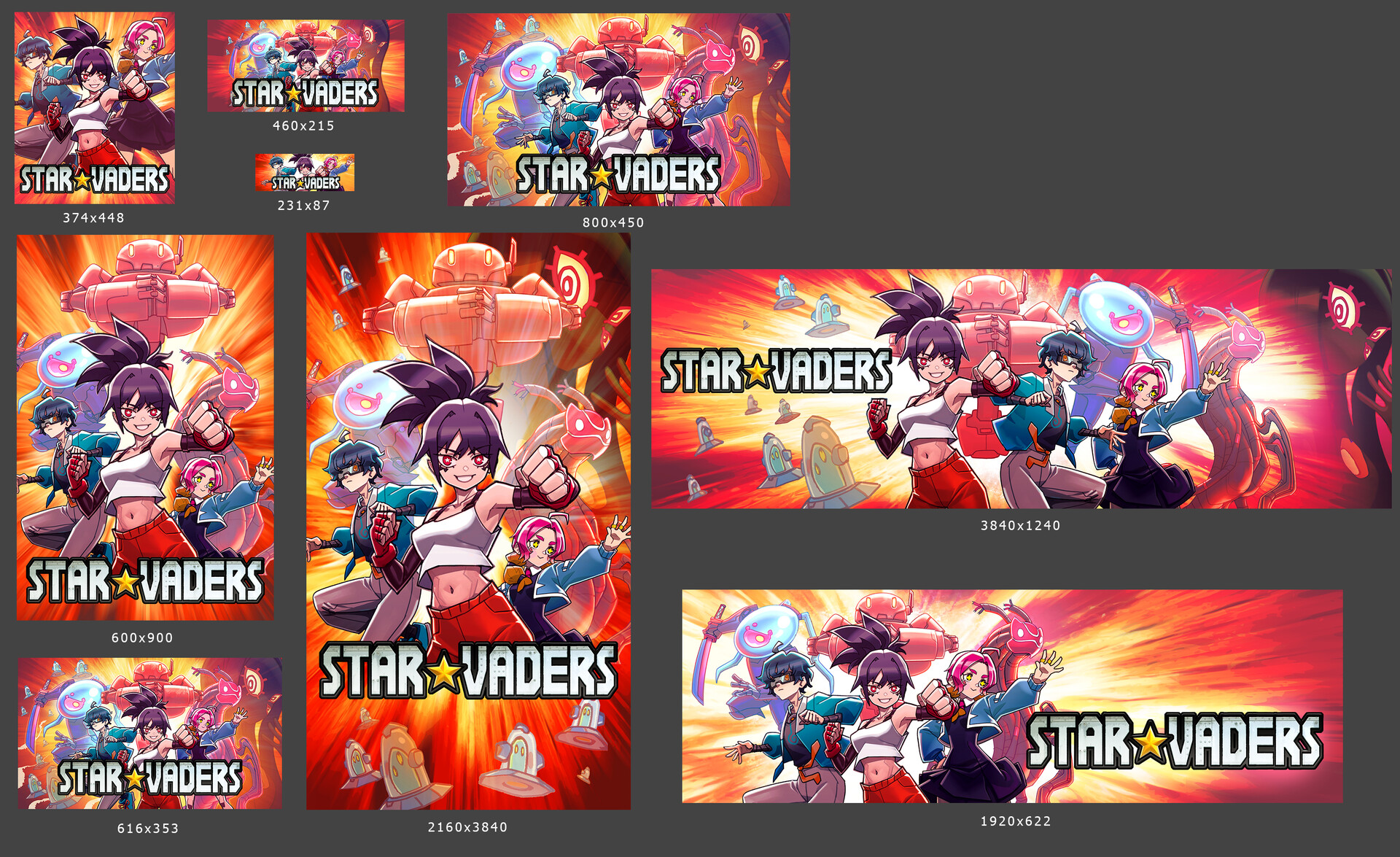 ArtStation - StarVaders Illustration