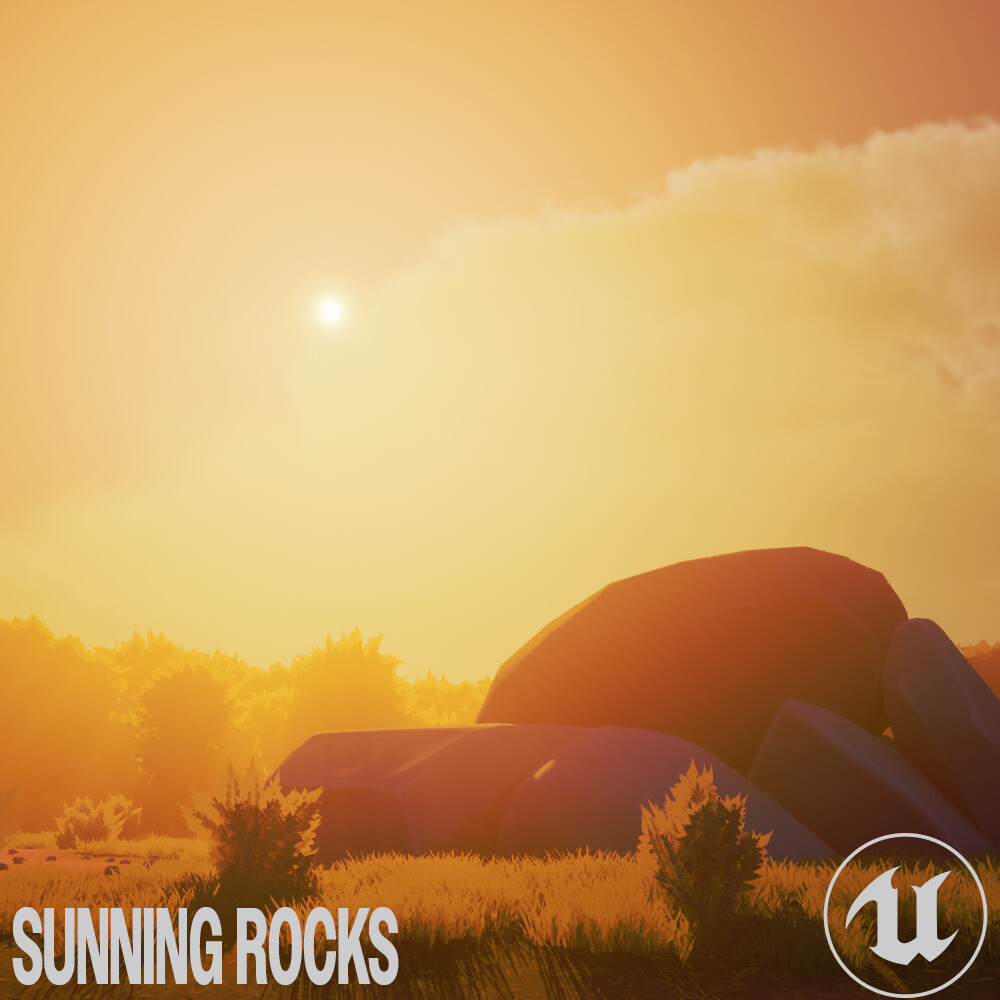 ArtStation - UE5: Sunning Rocks