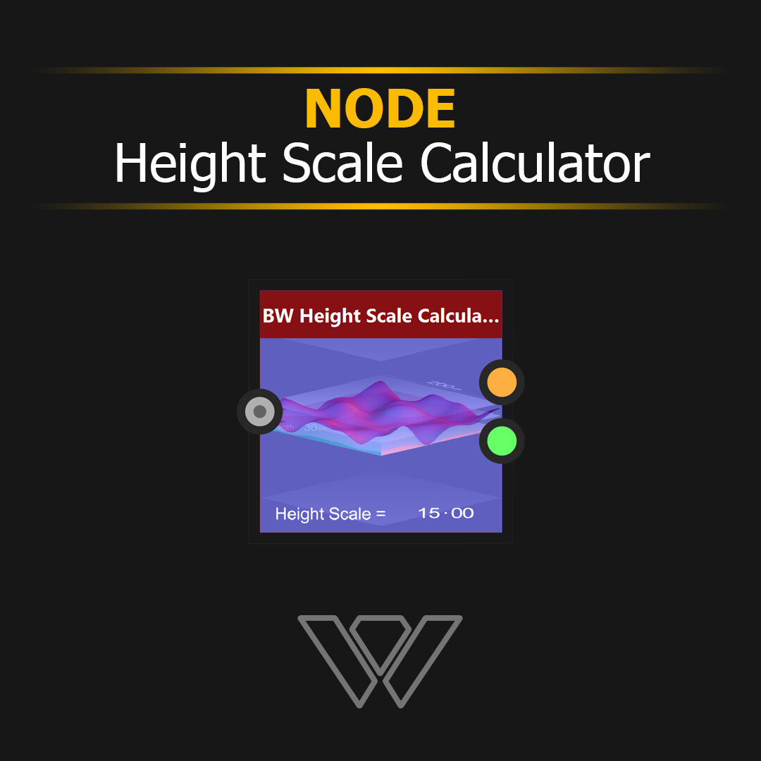 ArtStation - Height Scale Calculator - Substance Designer Node