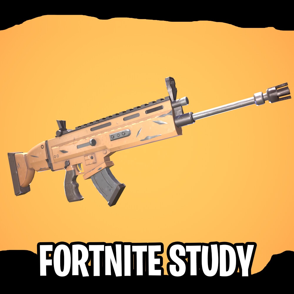 ArtStation - Fortnite Scar