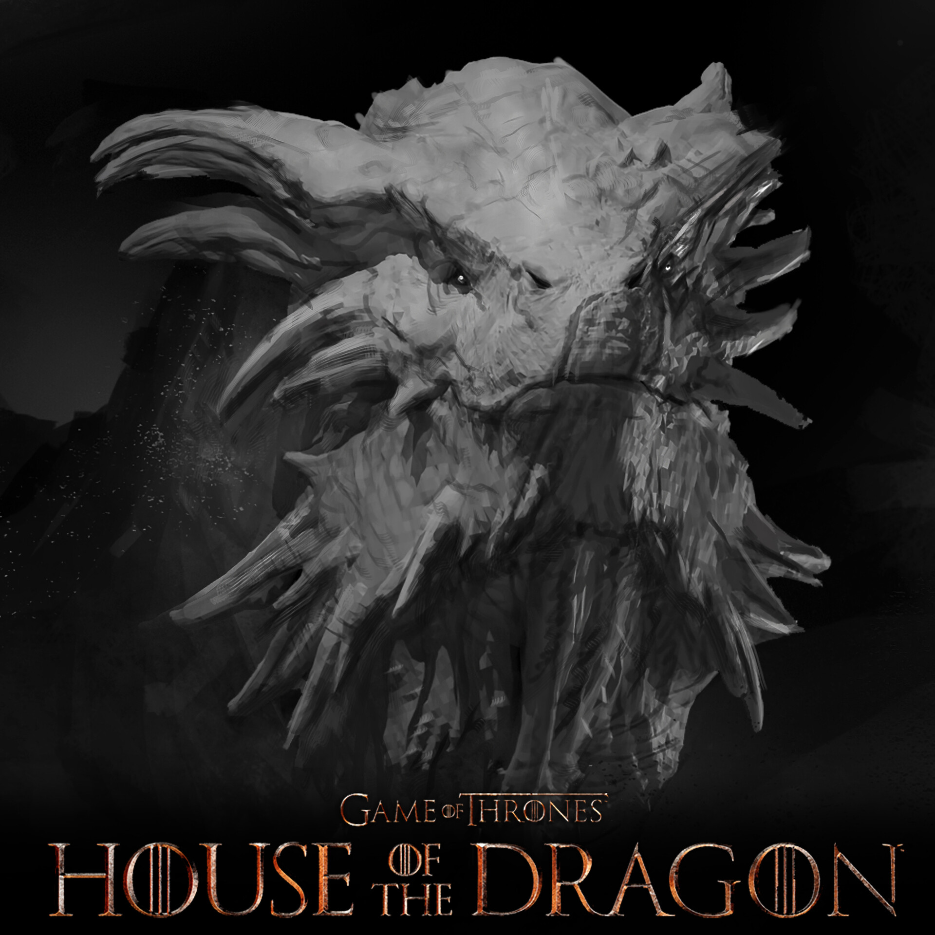 ArtStation - House of the Dragon - Vermithor Horn Design