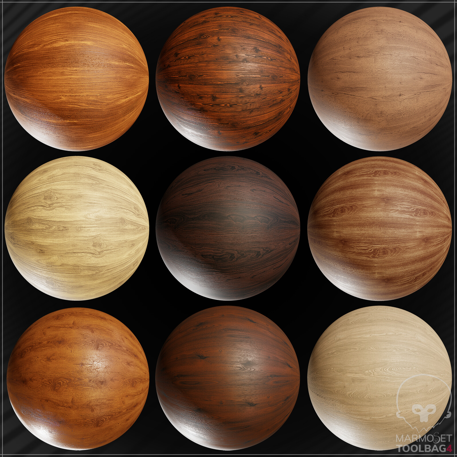 ArtStation - 100 Wood Base Material - Vol.05 (4k PBR Textures + SBSAR File)