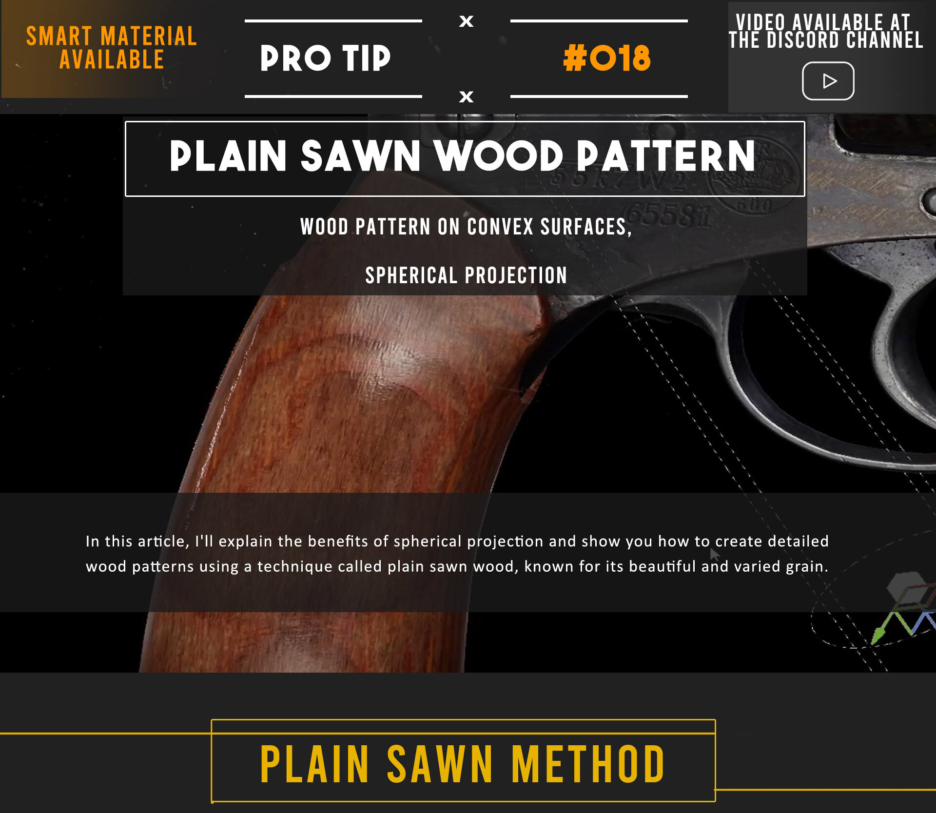 ArtStation - 018 Plain sawn wood pattern TextureLab