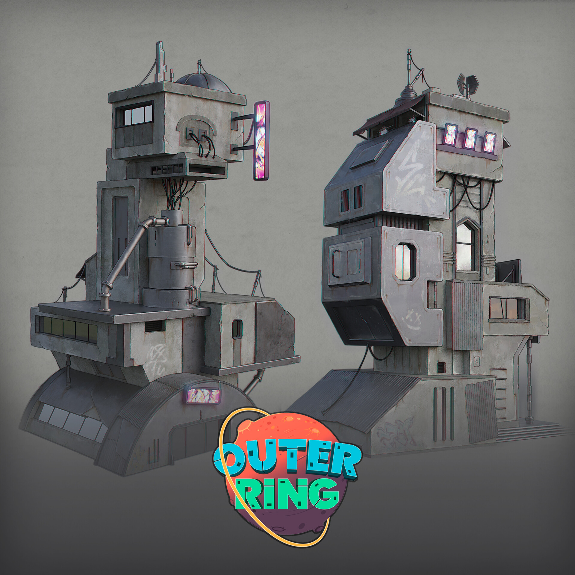 ArtStation - Outer Ring - Scavengon Business Architecture