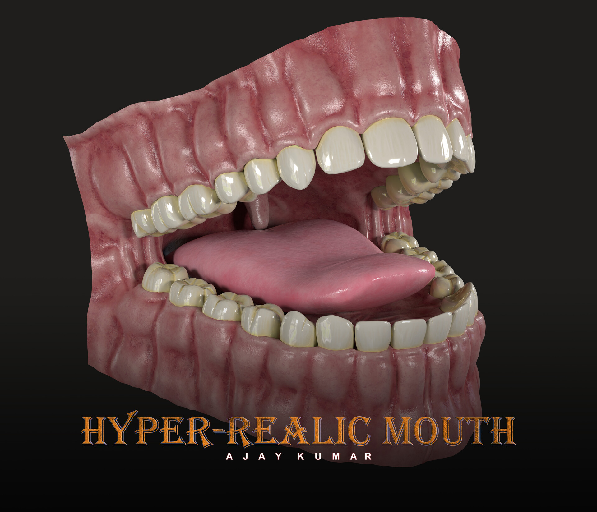 ArtStation - Hyper-Realistic Mouth