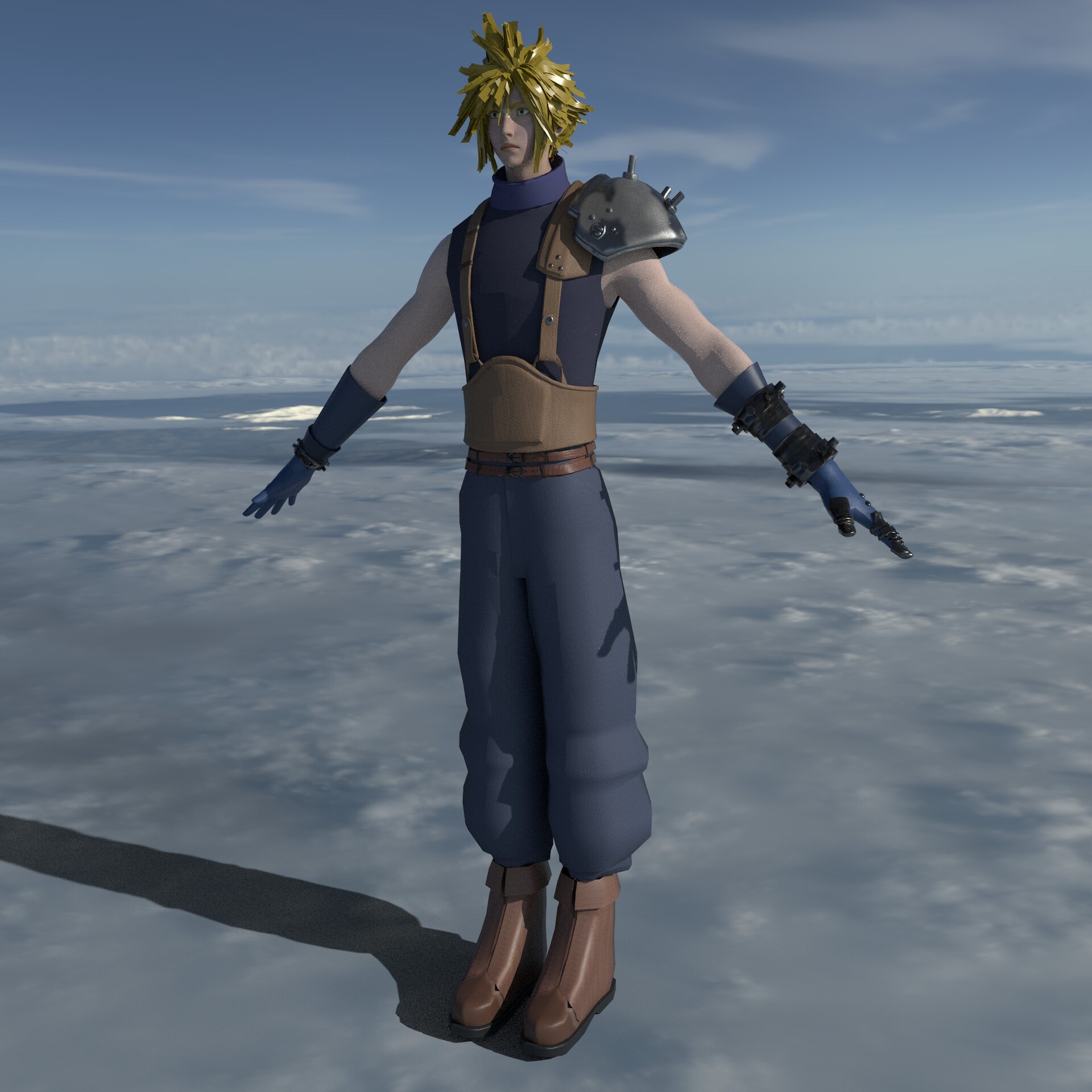 ArtStation - School Project - 3D Character Texturing