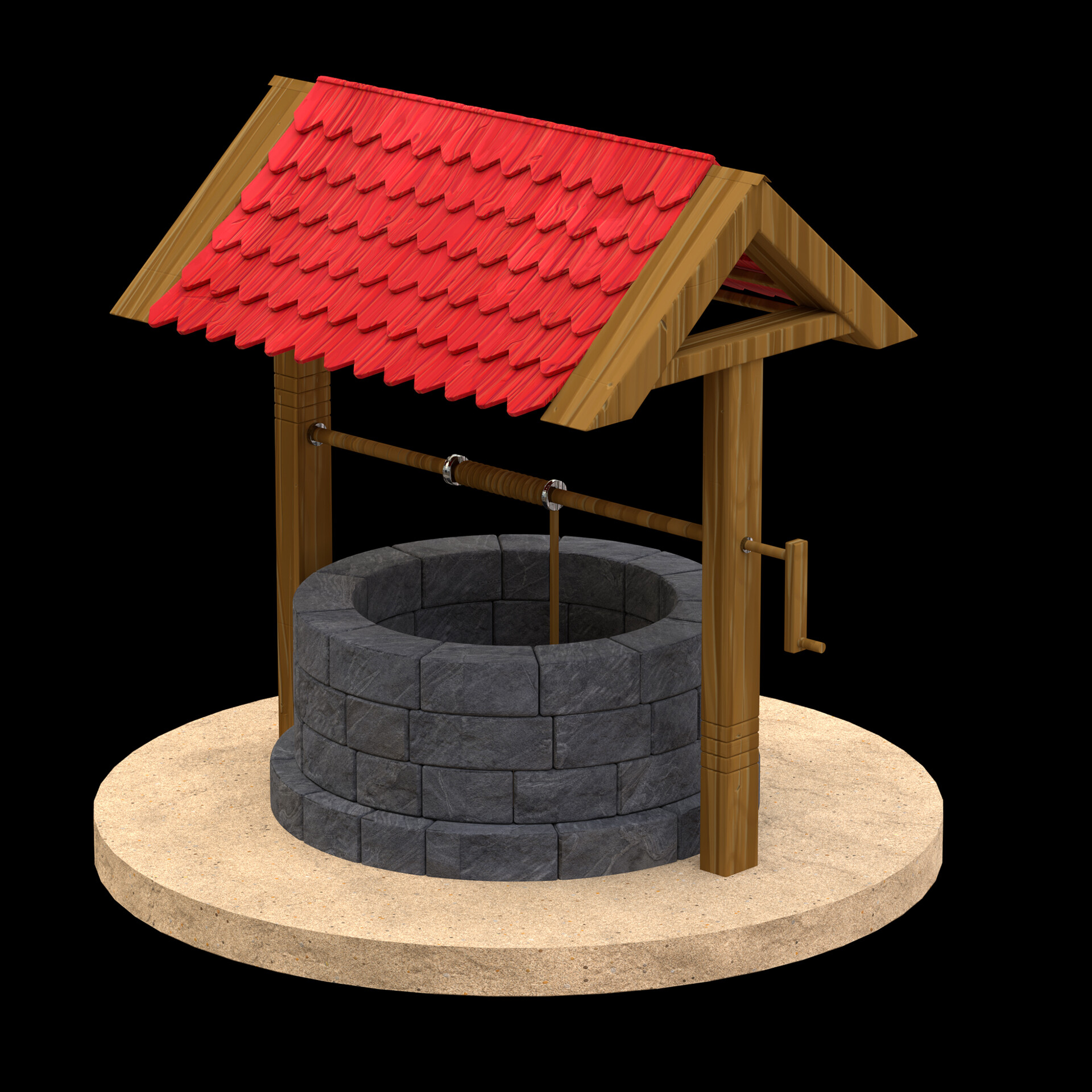 ArtStation - Stylized Well 3D