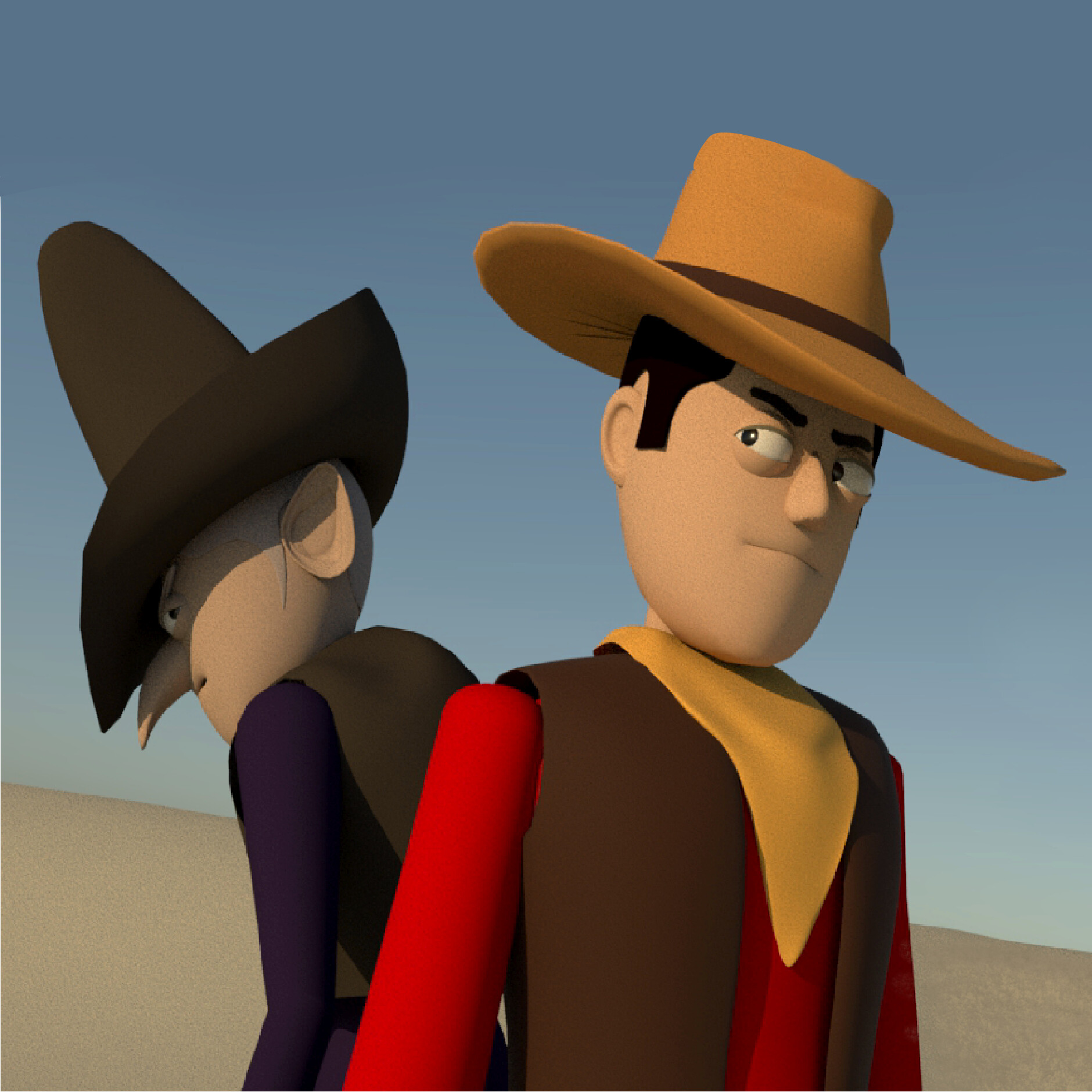 ArtStation - Bullett - a Spaghetti Western Animated Short Film