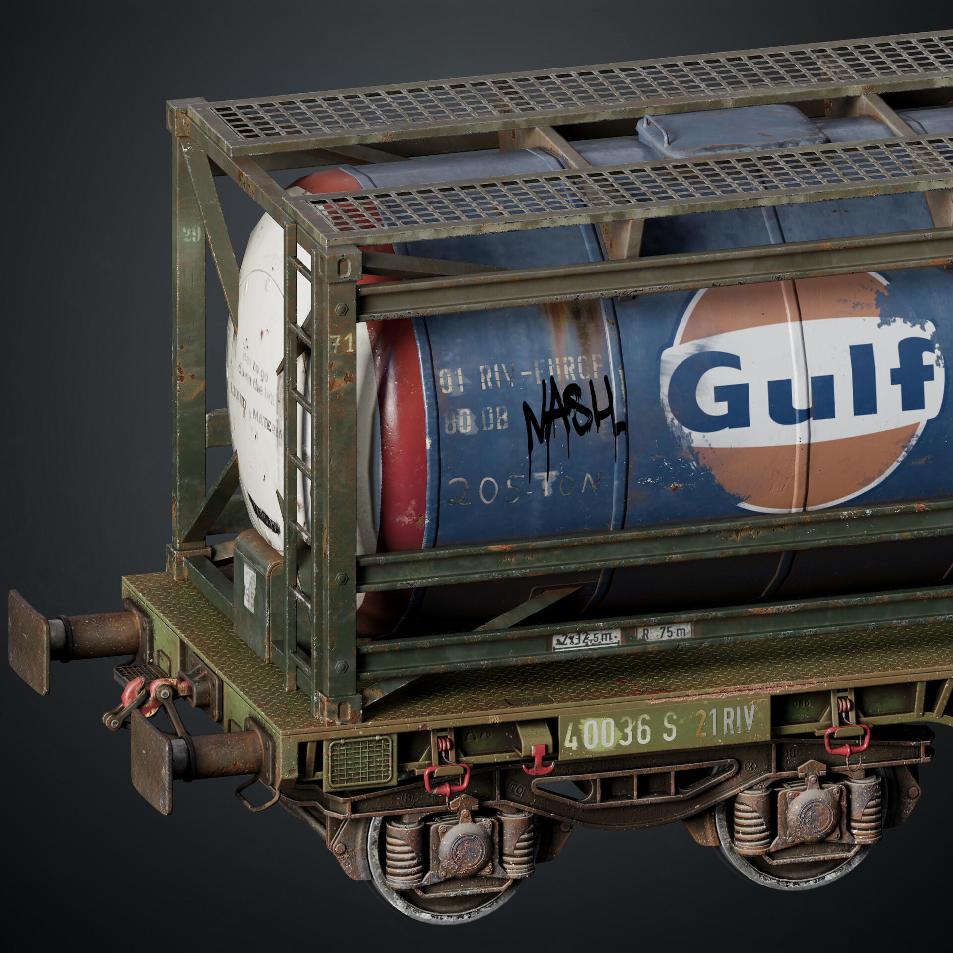 ArtStation - Railroad tank
