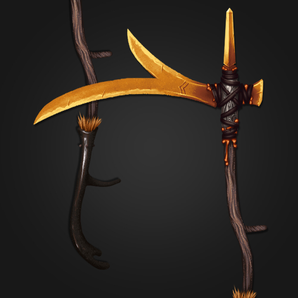 ArtStation - Amber Scythe Concept
