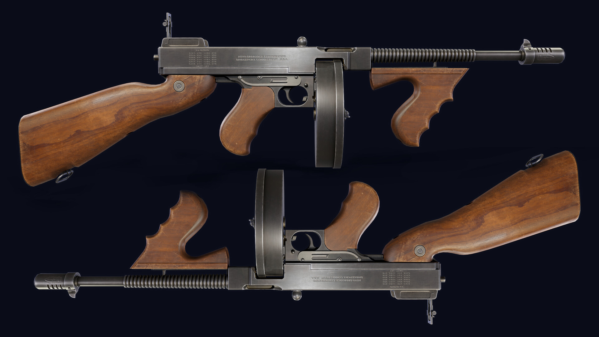 ArtStation - M1928 Thompson Submachine Gun