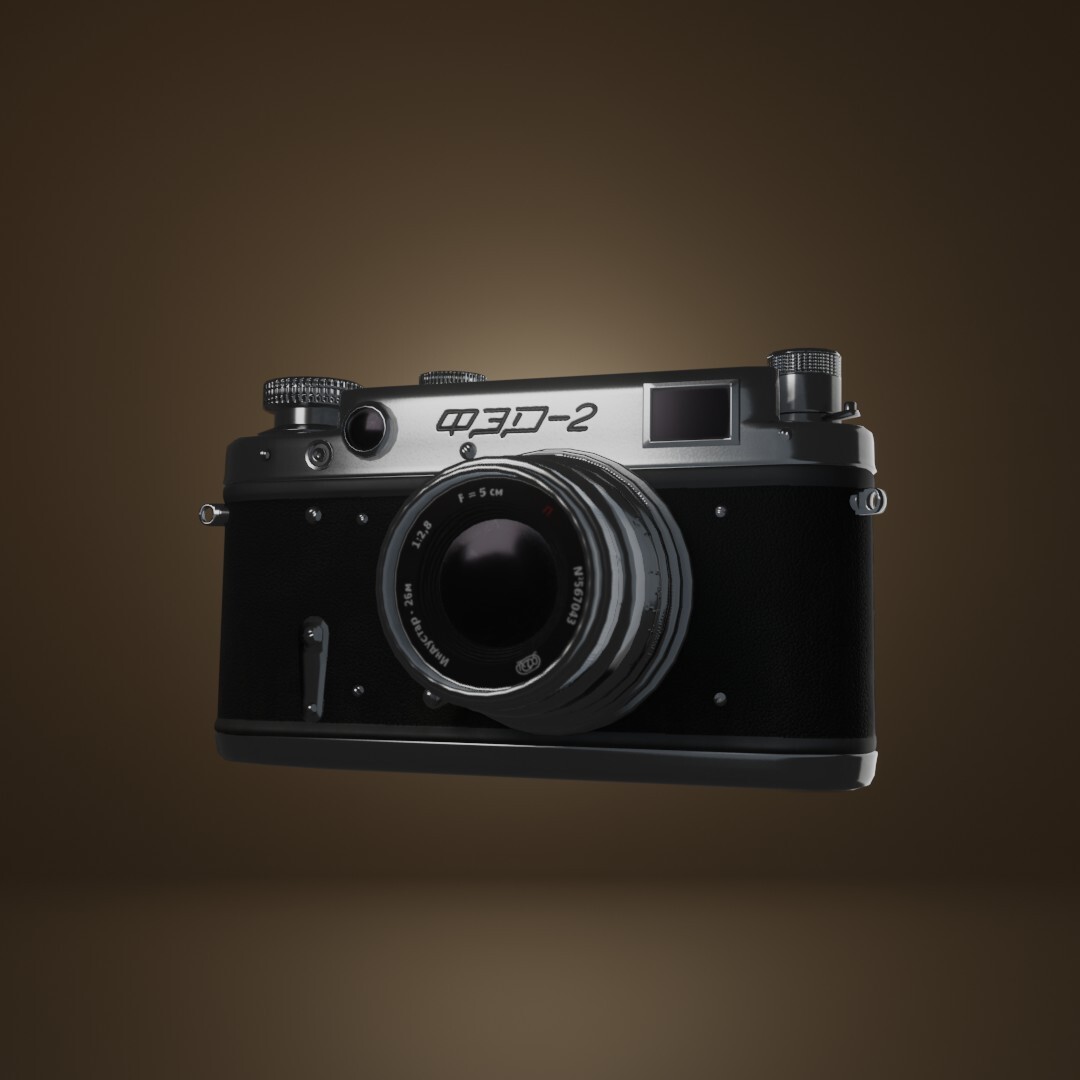ArtStation - 3D Model Retro camera FED 2