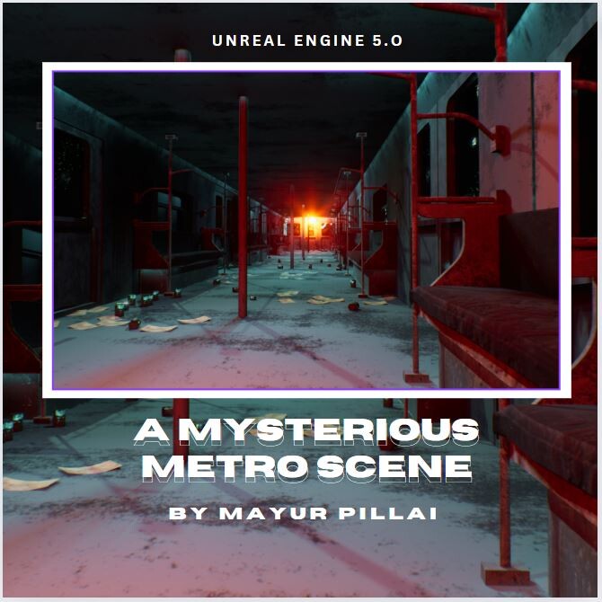 ArtStation - A mysterious metro scene-3dsmax&unreal Engine
