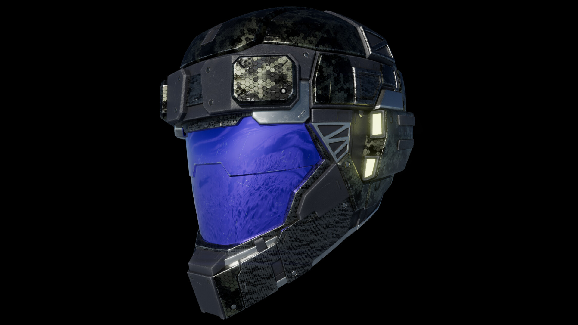 ArtStation - Star Citizen Armor Helmet Game ready