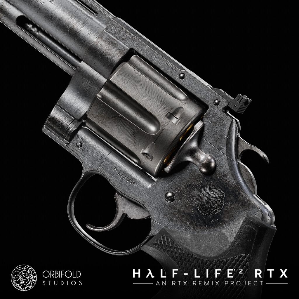 ArtStation - Python Revolver | Half-Life 2 RTX
