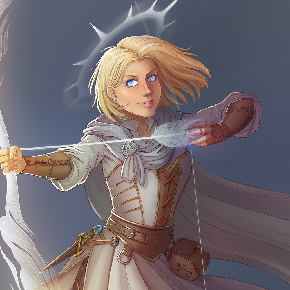 ArtStation - Celestial Archer Commission