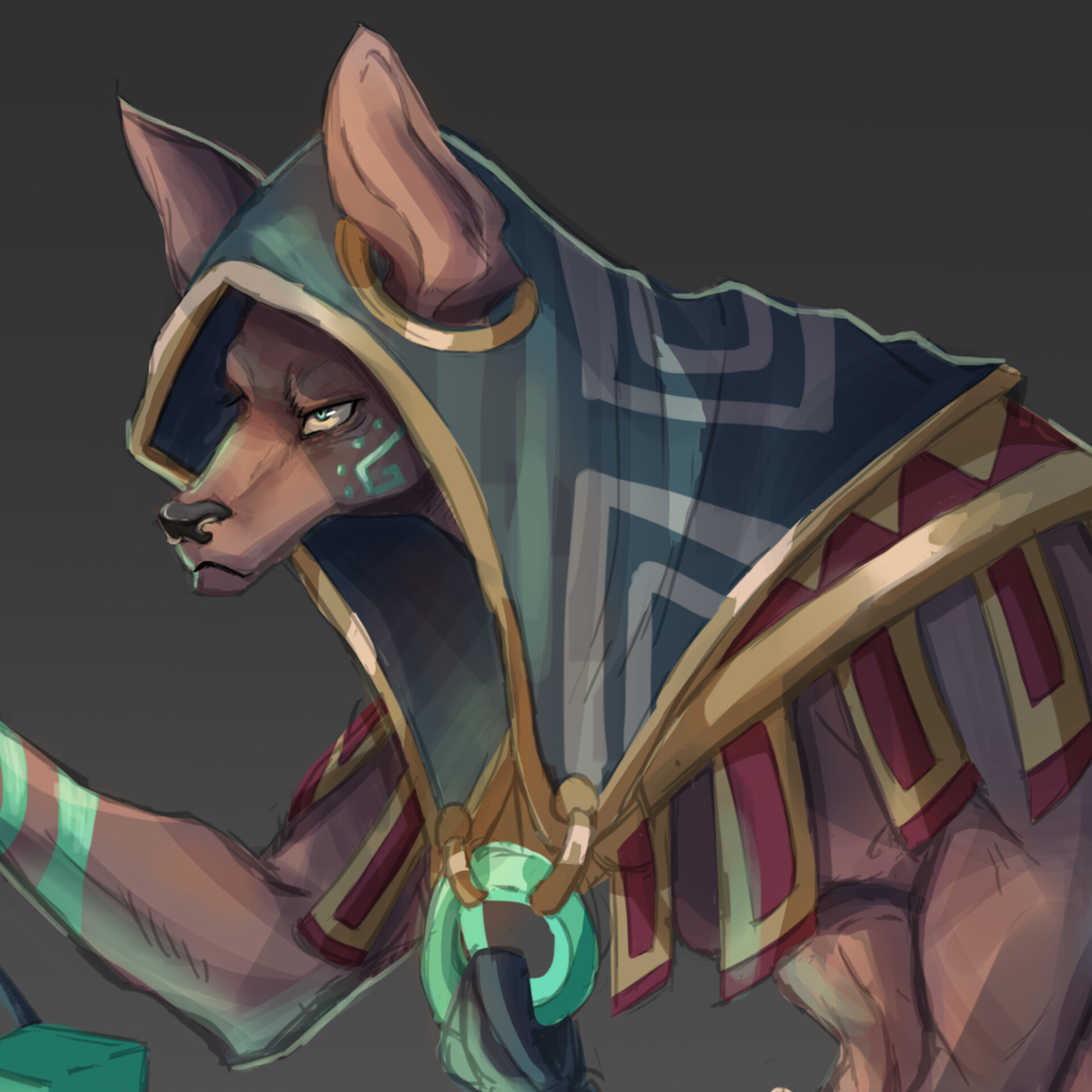 ArtStation - The Guide of Mictlán I Character design