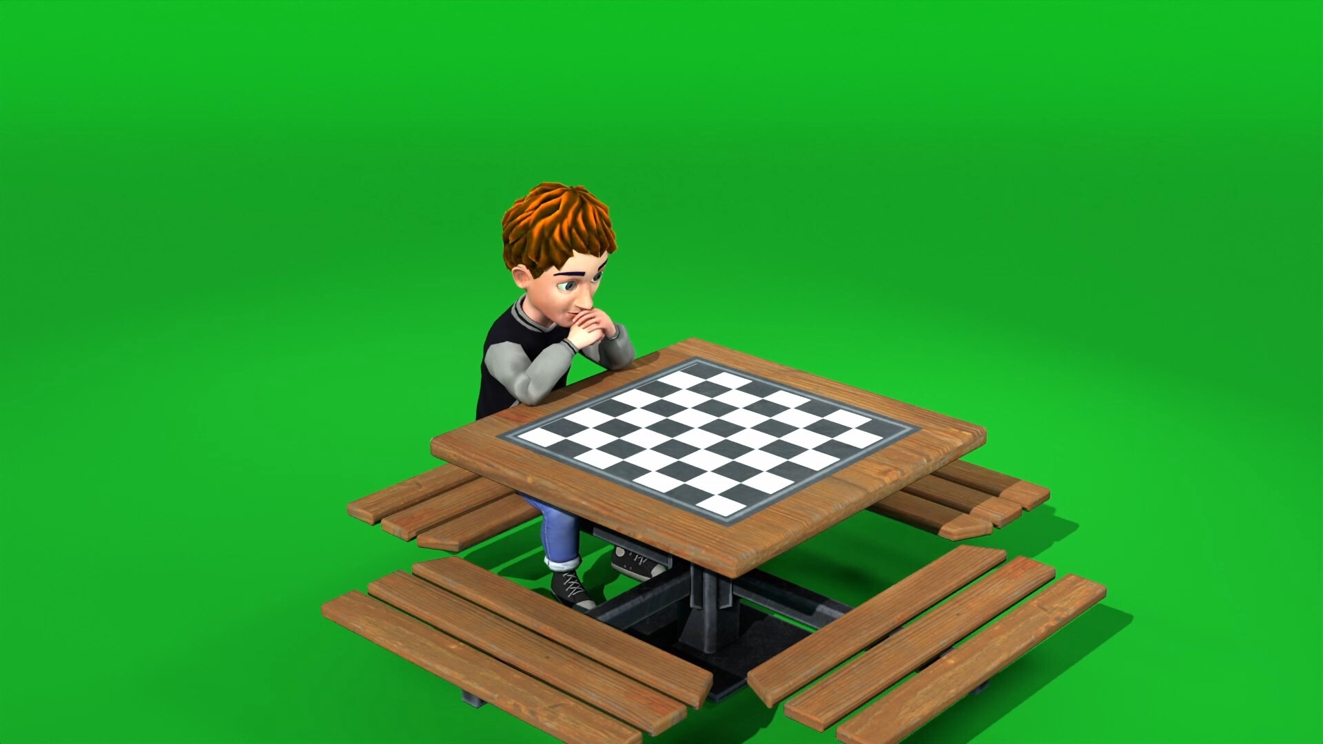 ArtStation - Playing chess - 3D Animation