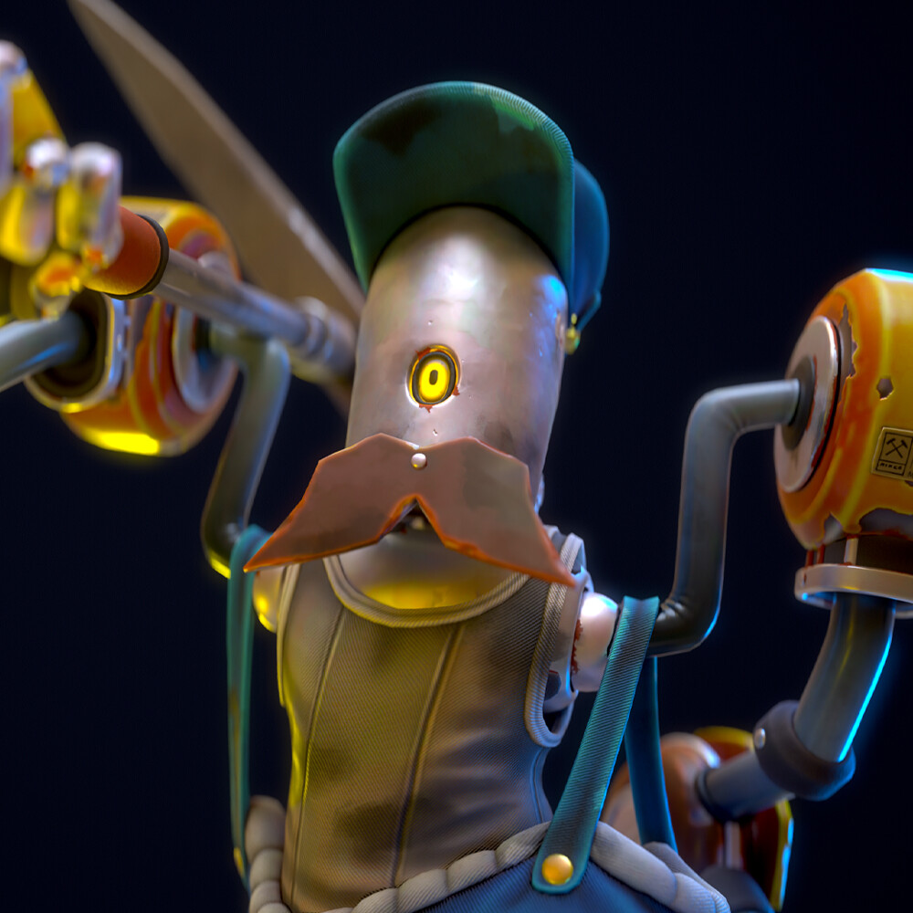 ArtStation - Miner Robot