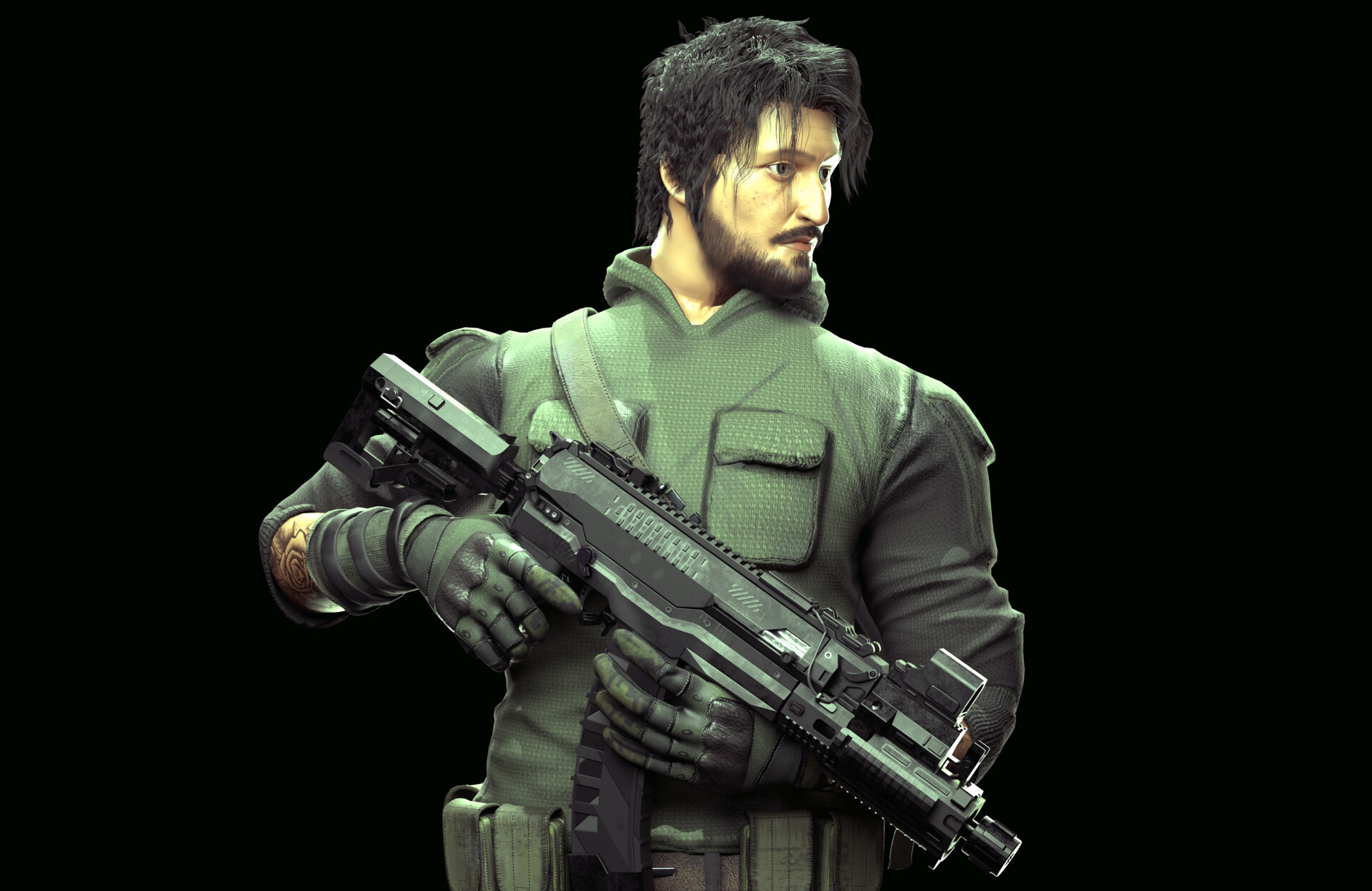 ArtStation - Tactical Armed Male