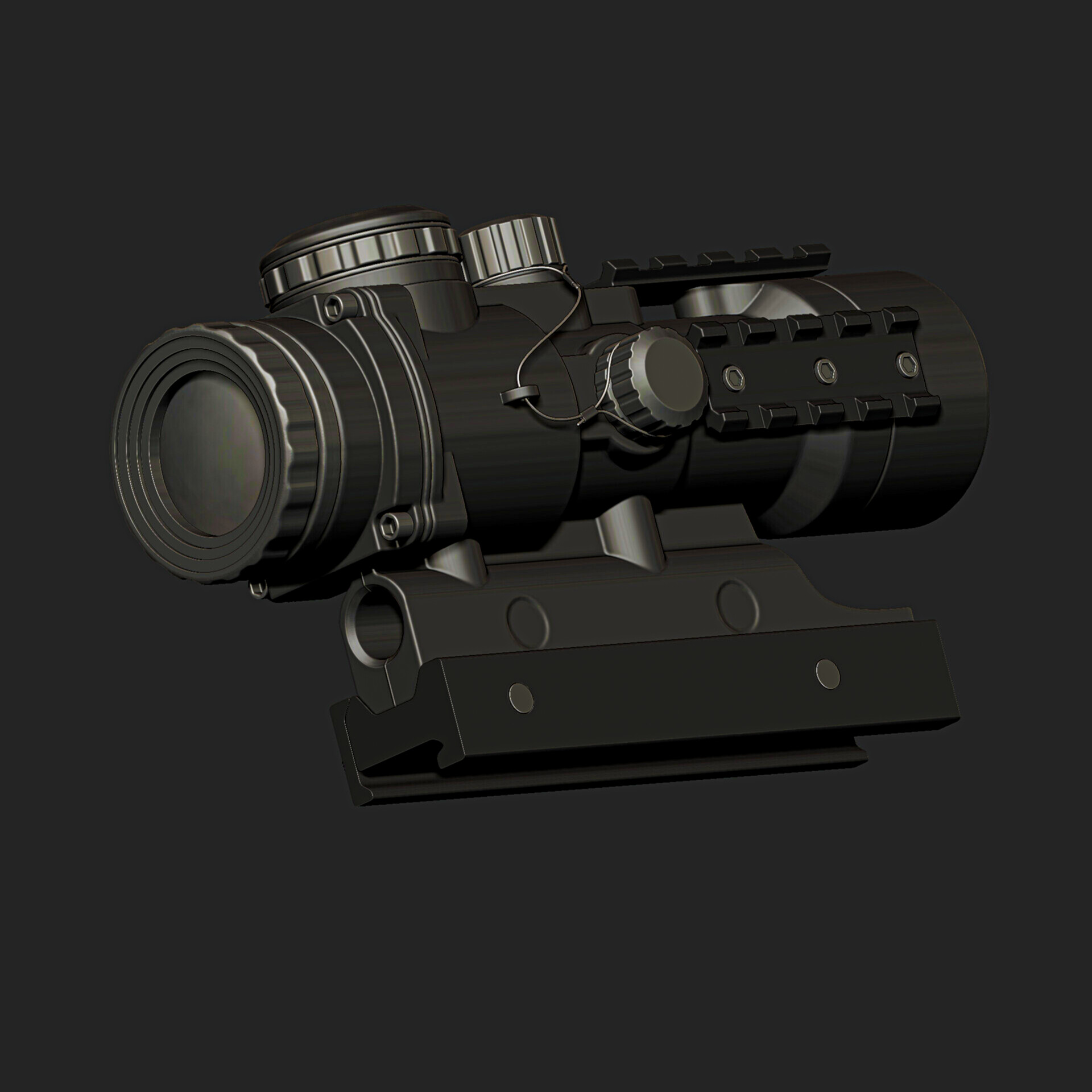 ArtStation - Gun sight - Burris AR-332
