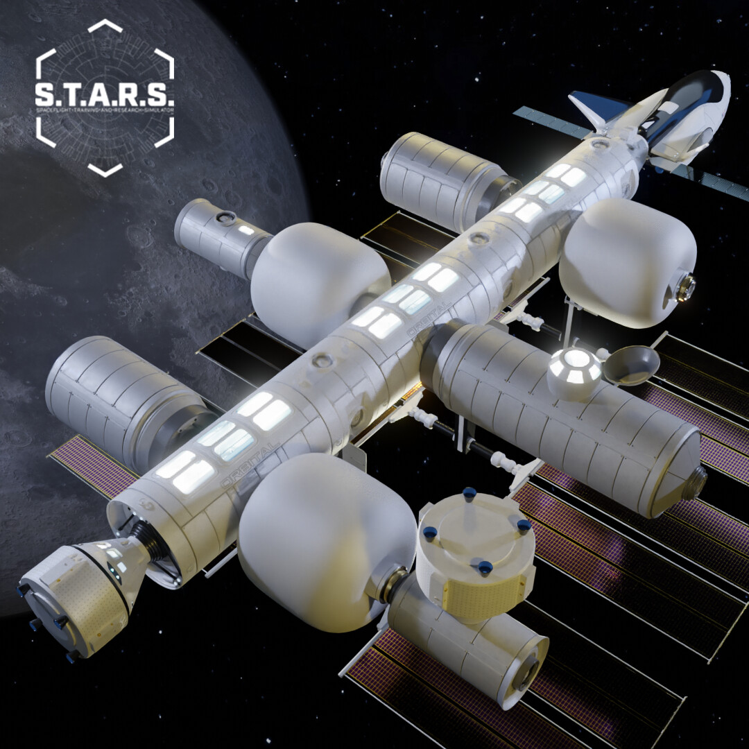 ArtStation - ORBITAL REEF Space Station