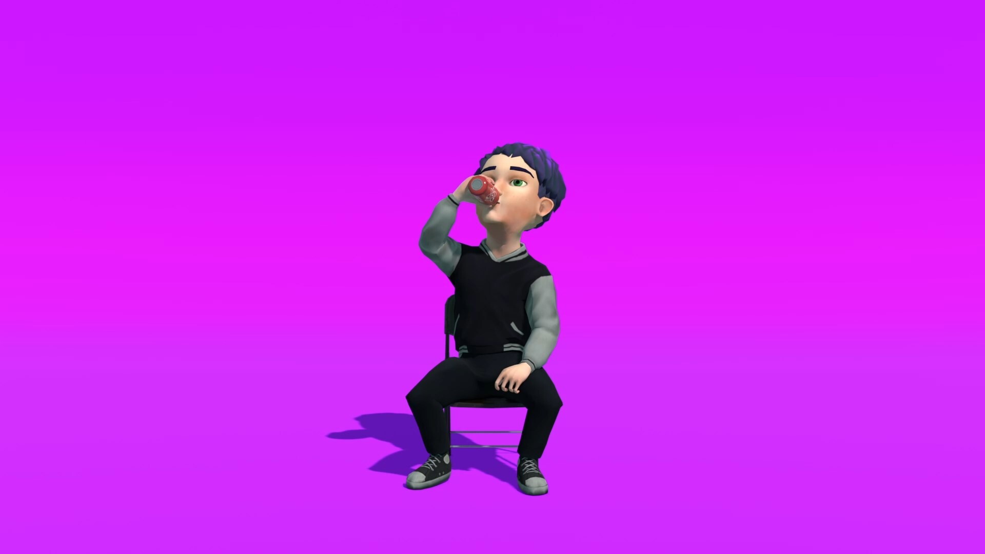 ArtStation - Drinking 3D animation