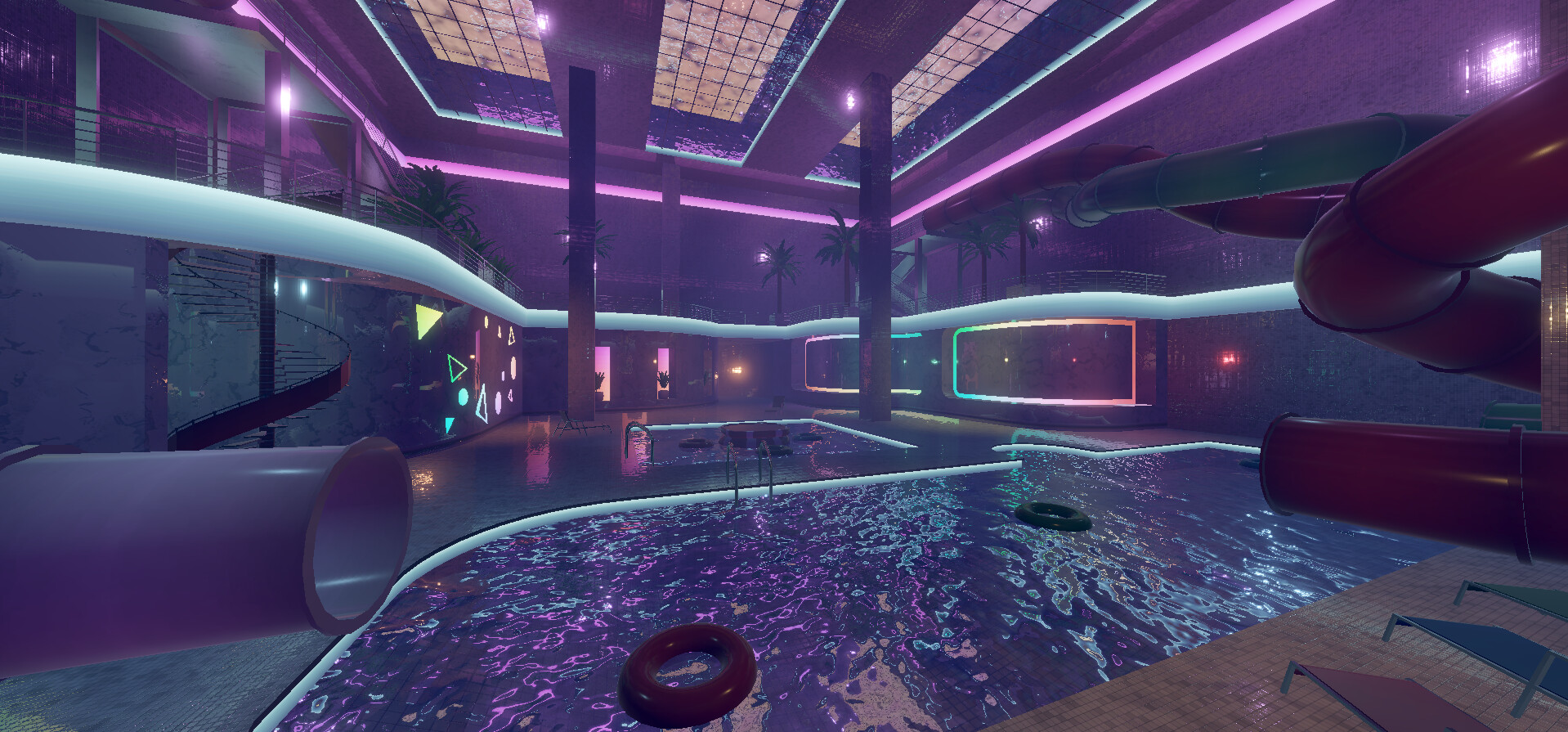 ArtStation - The Pool Room || Environment Art Showcase