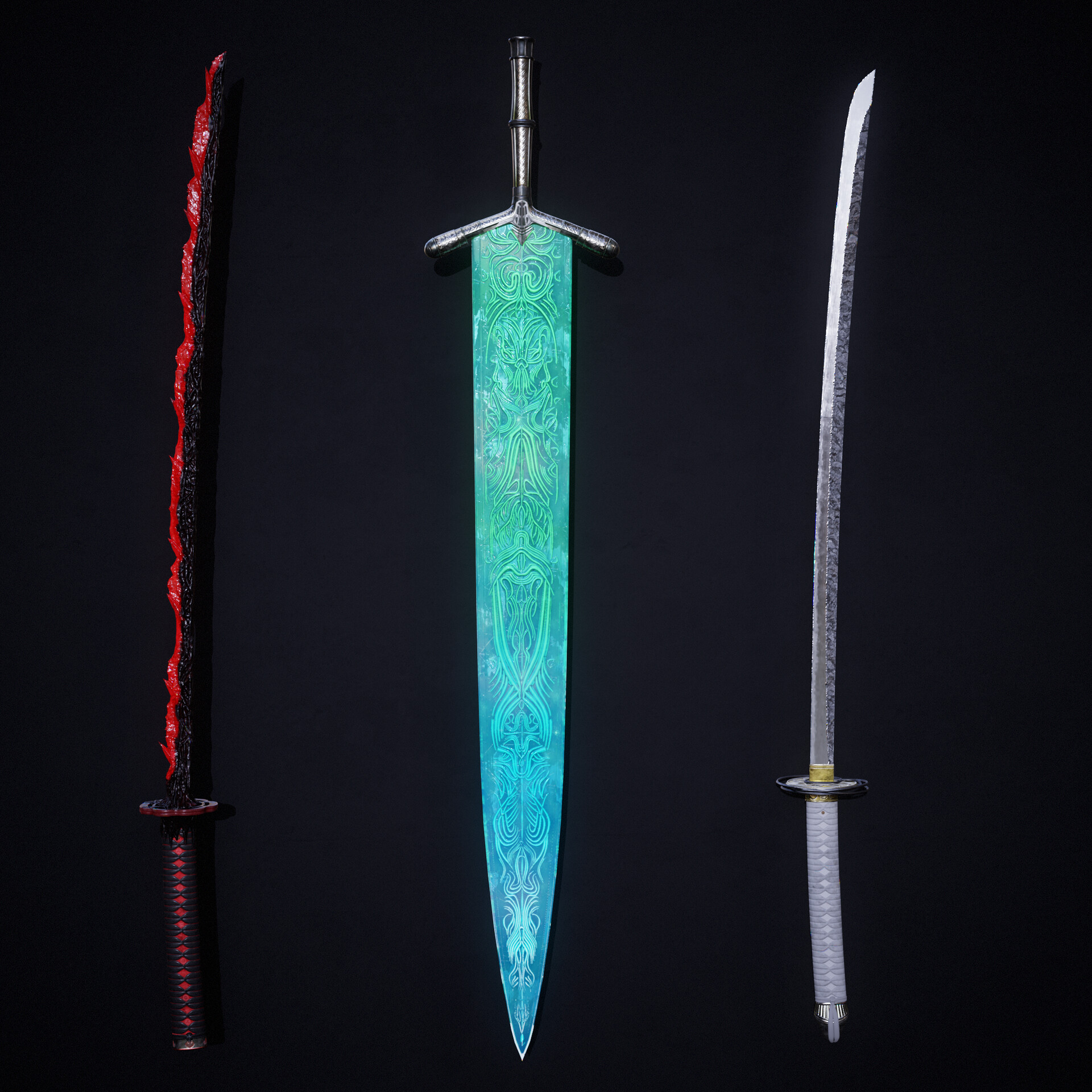 ArtStation - Soulsborne Weapons Set 1